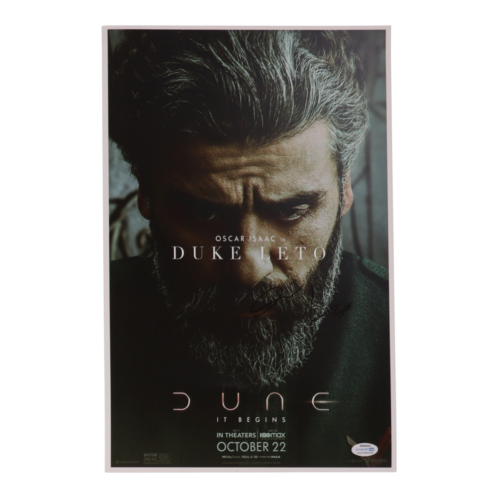 Oscar Isaac Signed "Dune" 11x17 Photo (ACOA) | Pristine Auction