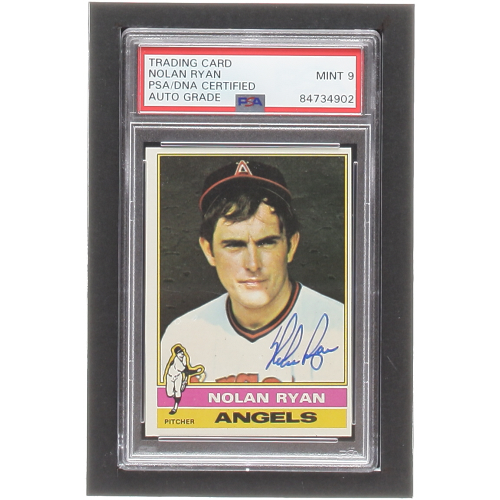 Nolan Ryan Signed 1976 Topps #330 (PSA) | Pristine Auction