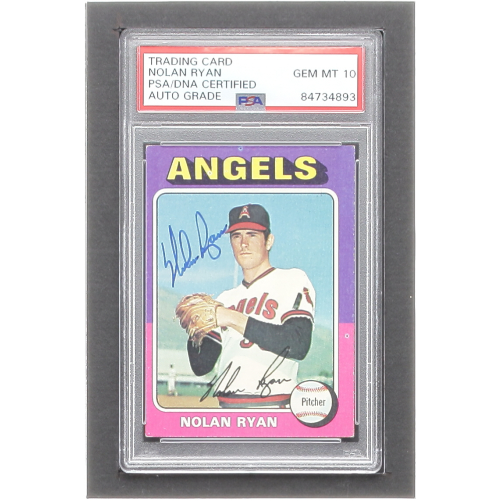Nolan Ryan Signed 1975 Topps #500 (PSA) | Pristine Auction