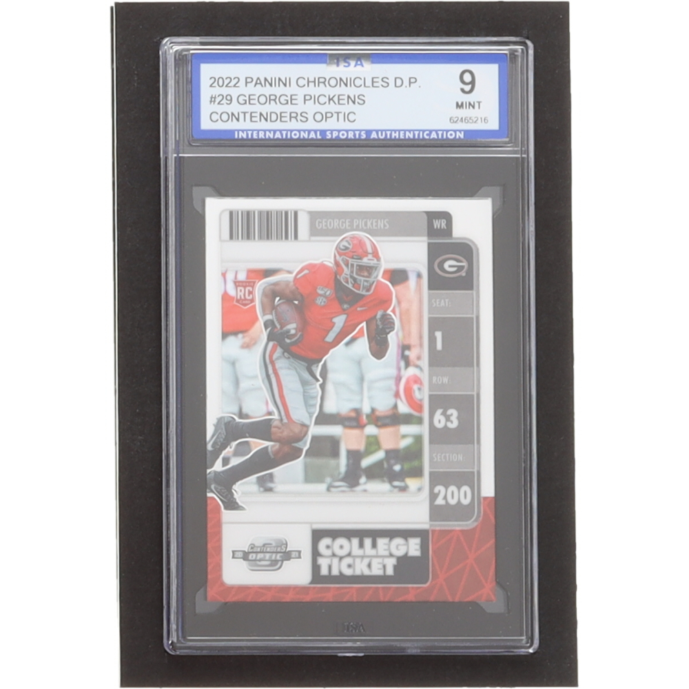 George Pickens 2022 Panini Chronicles Draft Picks Contenders Optic #29 ...