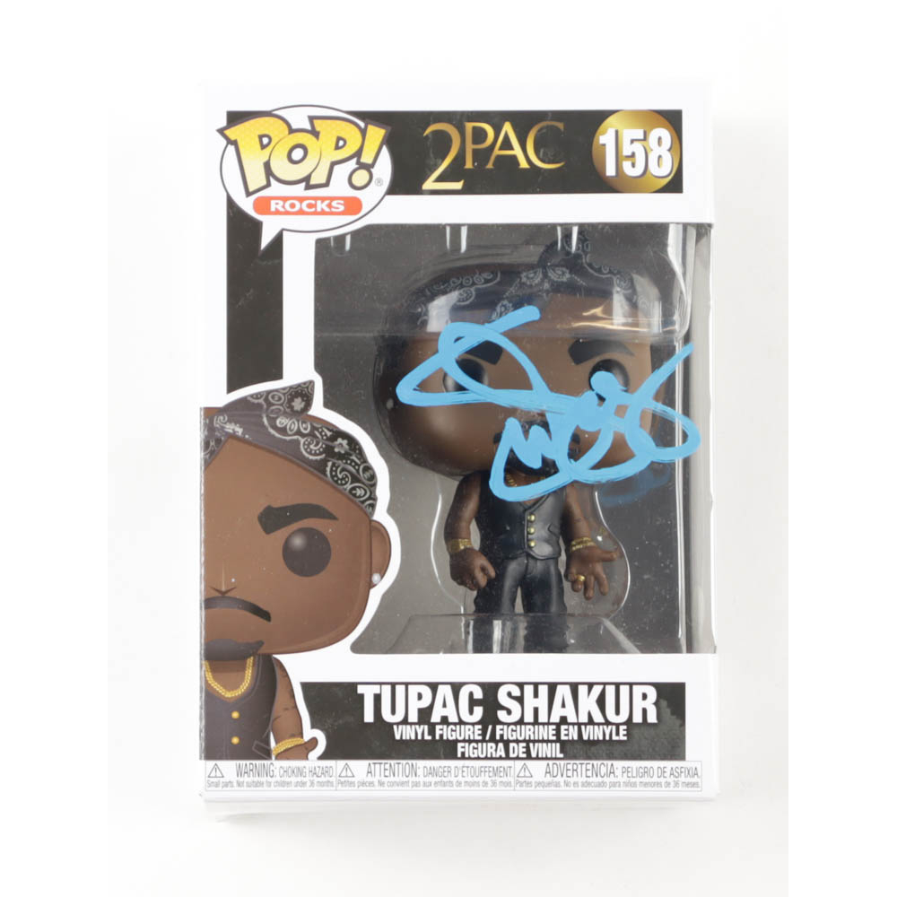 Snoop Dogg Signed 2Pac #158 Tupac Shakur Funko Pop! Rocks Vinyl Figure ...