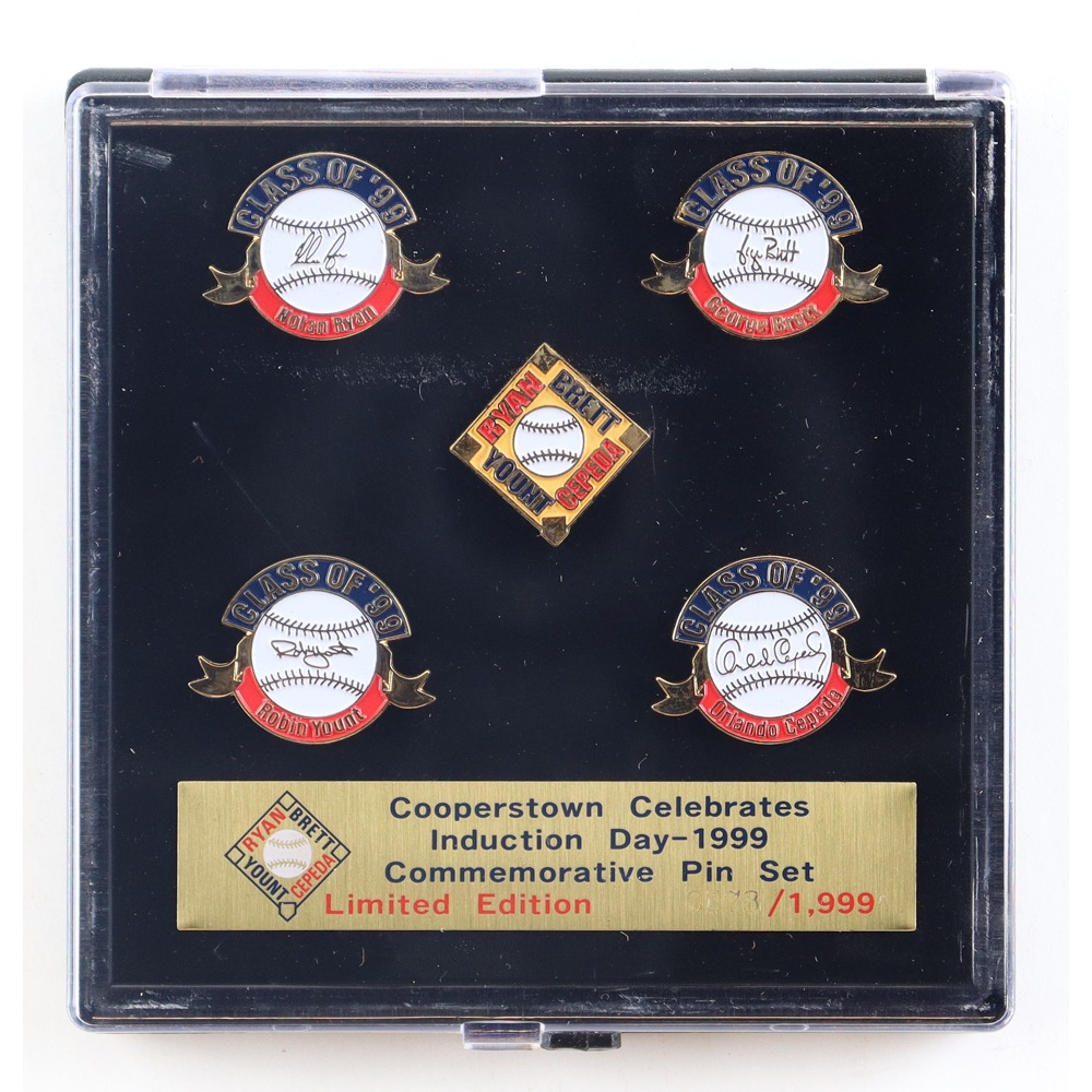 LE 1999 Original Cooperstown Hall of Fame Induction Commemorative Set ...