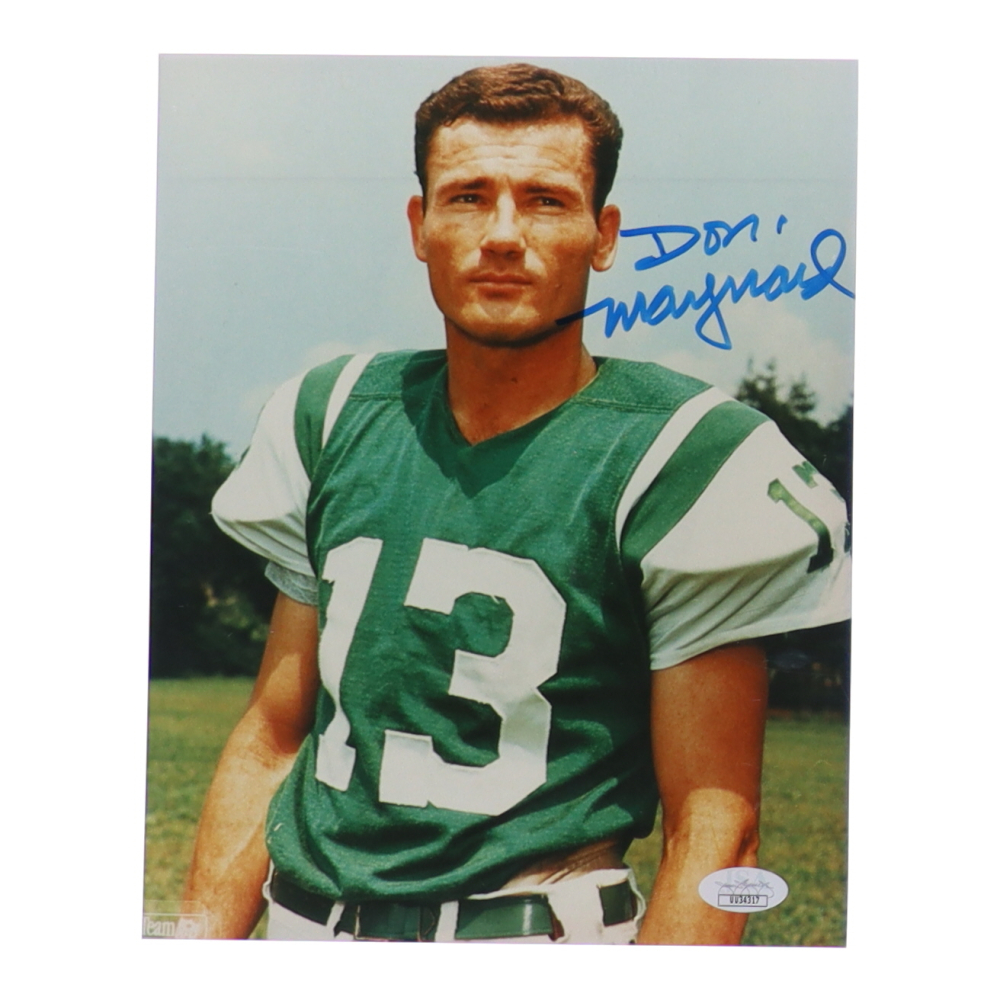 Don Maynard Signed Jets 8x10 Photo (JSA) | Pristine Auction