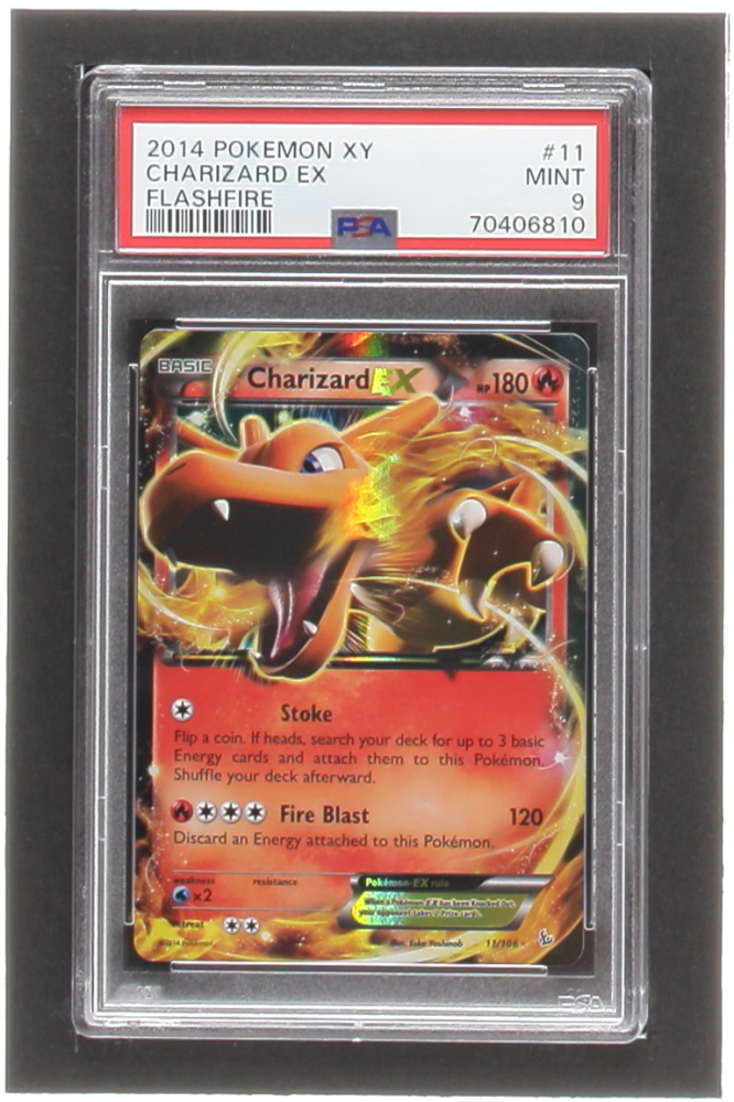 Charizard EX Pokemon 2014 Flashfire #11 (PSA 9) | Pristine Auction