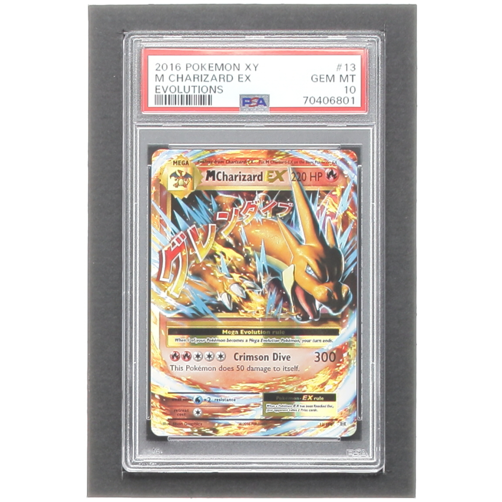 Pokemon Evolutions 2016 Mega Charizard EX UR #13 (PSA 10) | Pristine ...