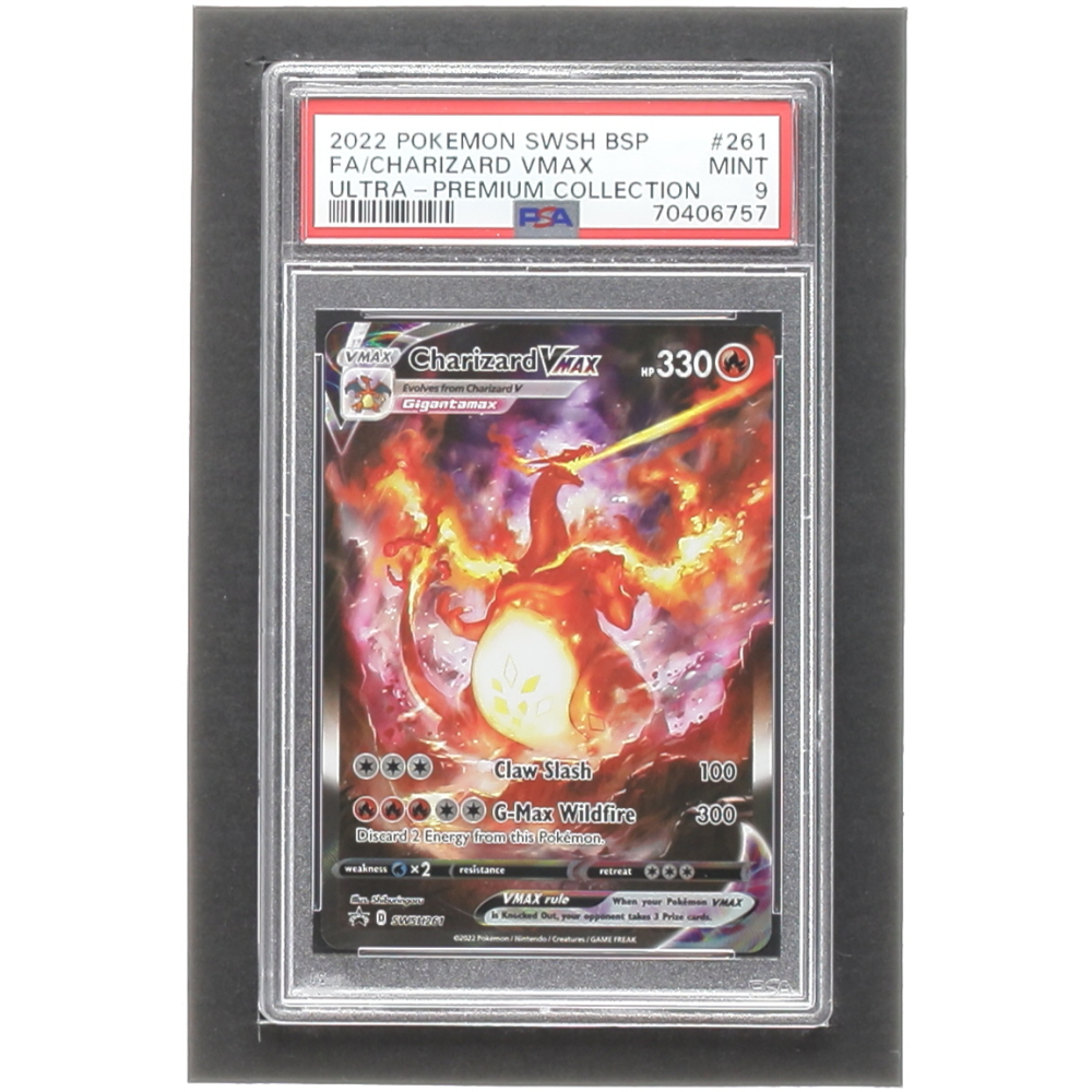Charizard VMAX Pokemon 2022 Sword & Shield Promo SWSH#261 (PSA 9 ...