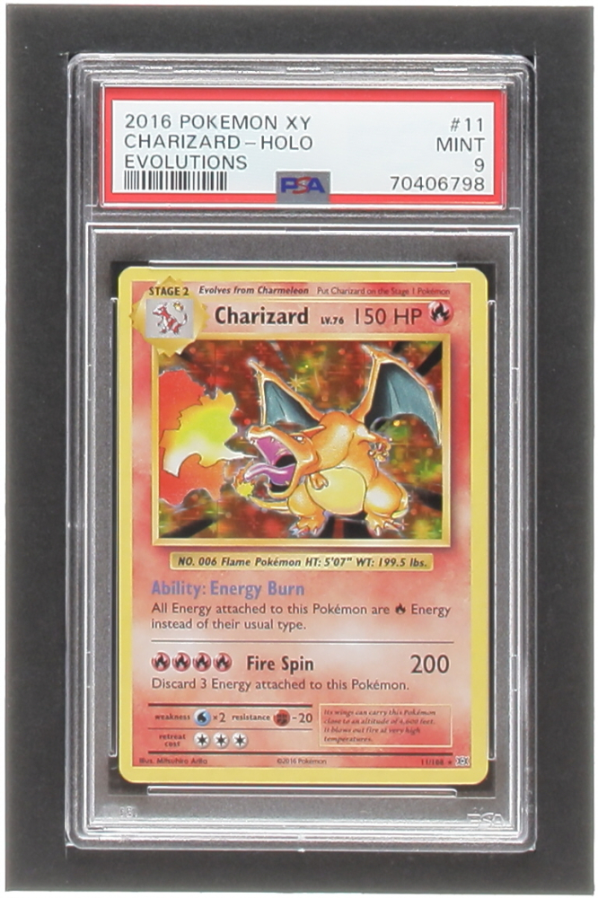 Charizard Pokemon 2016 Evolutions #11 Holo (PSA 9) | Pristine Auction