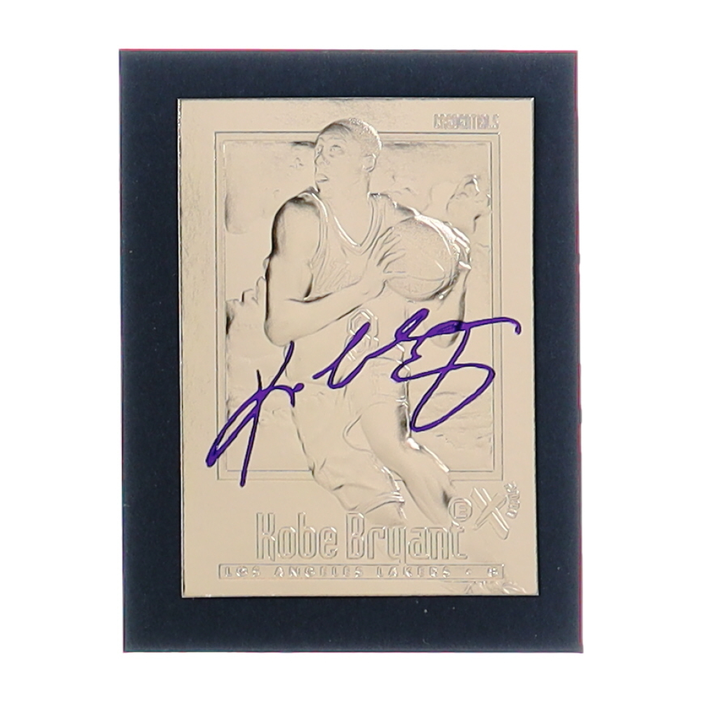 Kobe Bryant 1996-97 Skybox EX 2000 Purple Signature 23KT Gold RC ...