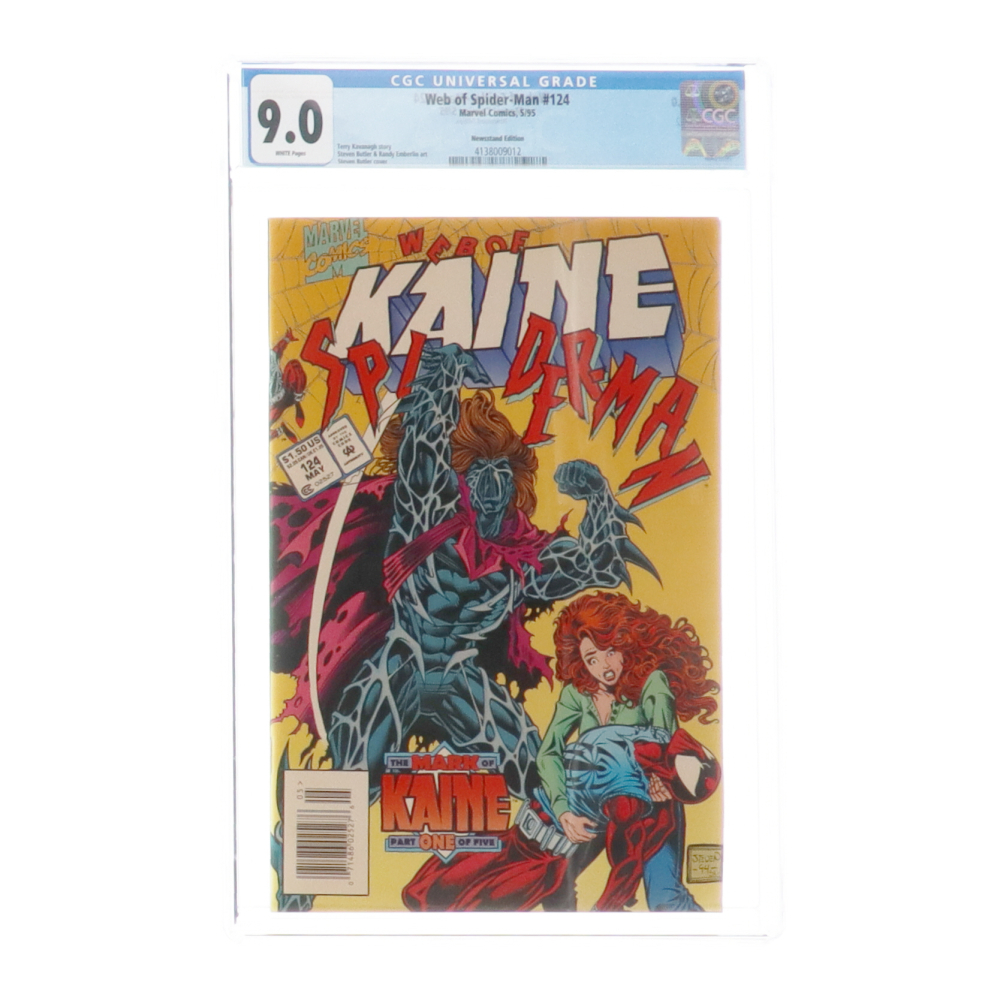 1995 "Web of Spider-Man" Issue #124 Marvel Comic Book (CGC 9 ...