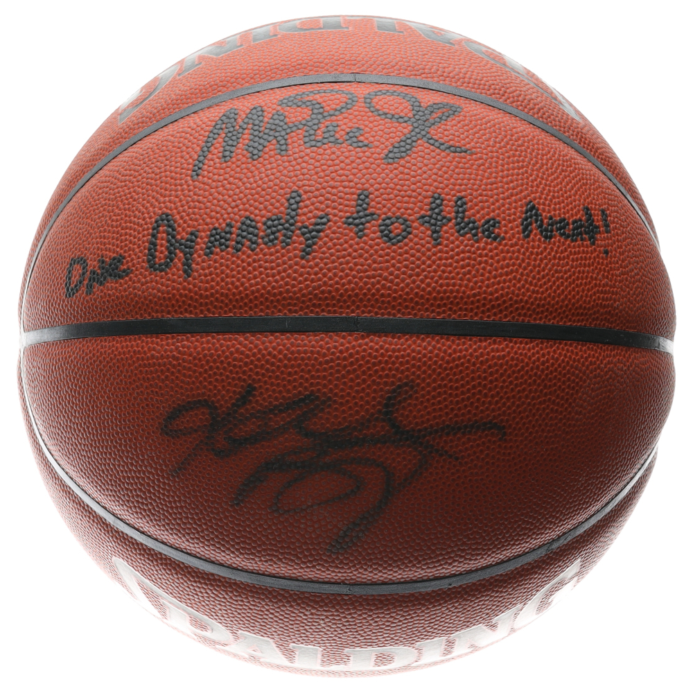 Kobe Bryant & Magic Johnson Signed NBA Basketball Inscribed "One ...