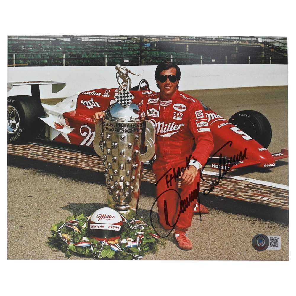 Danny Sullivan Signed 8x10 Photo Inscribed "Thanks" (Beckett ...