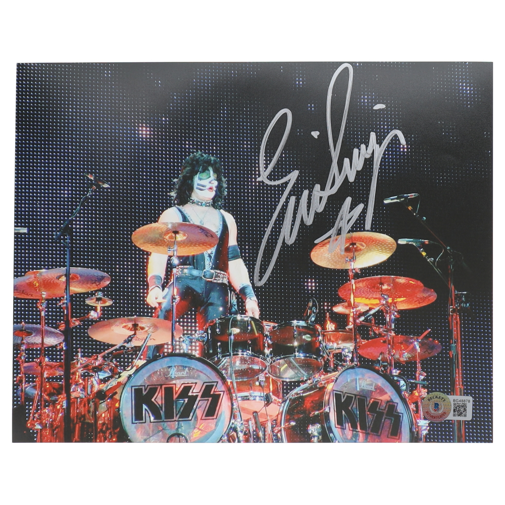 Eric Singer Signed "Kiss" 8x10 Photo (Beckett) | Pristine Auction