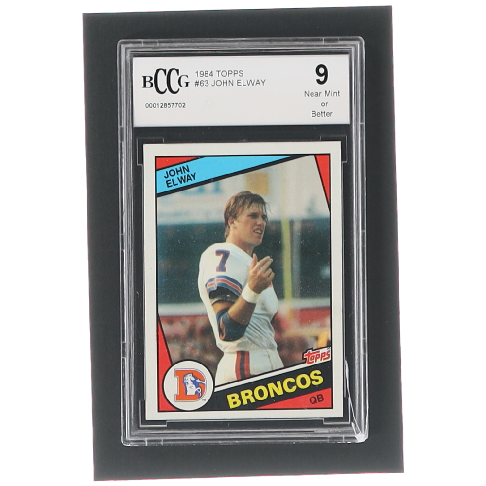 John Elway 1984 Topps #63 RC (BCCG 9) | Pristine Auction