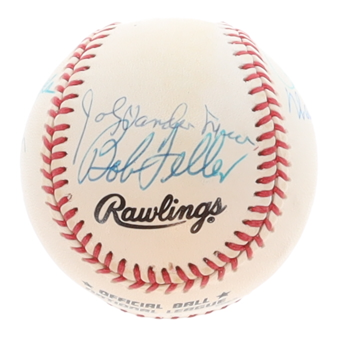 MLB Pitching Greats ONL Baseball Signed by (6) with Warren Spahn & Bob ...