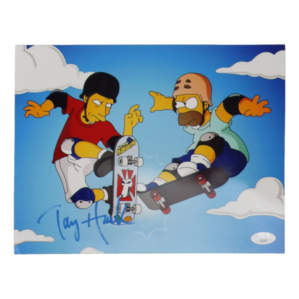 Tony Hawk Signed "The Simpsons" 8x10 Photo (JSA) | Pristine Auction