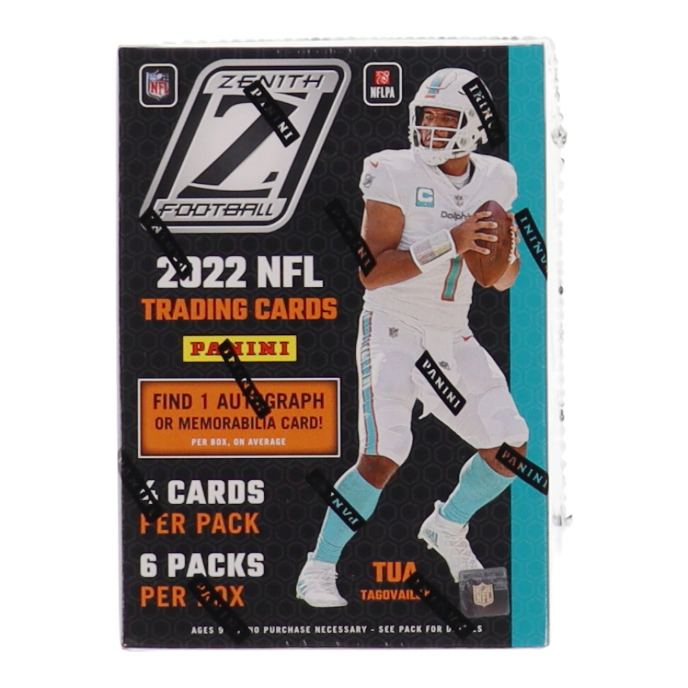 2022 Panini Zenith Football Blaster Box with (6) Packs | Pristine Auction