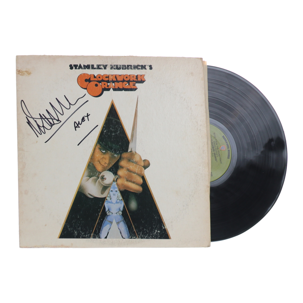 Malcolm McDowell Signed "A Clockwork Orange" OST Vinyl Record Album ...