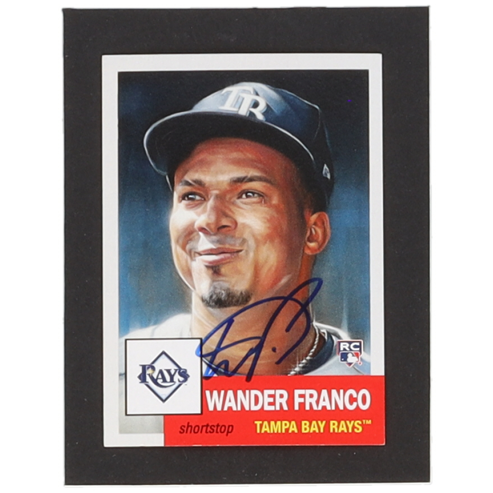 Wander Franco Signed 2022 Topps Living #495 RC (Franco) | Pristine Auction