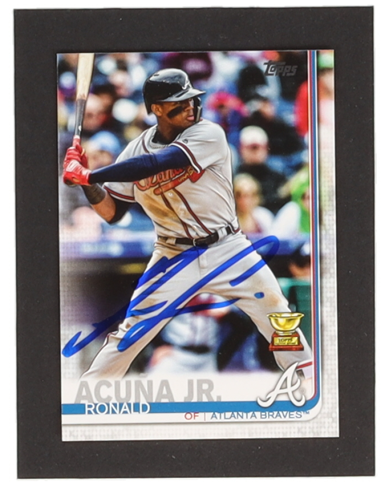 Ronald Acuna Jr. Signed 2019 Topps #1 (Acuna Jr.) | Pristine Auction