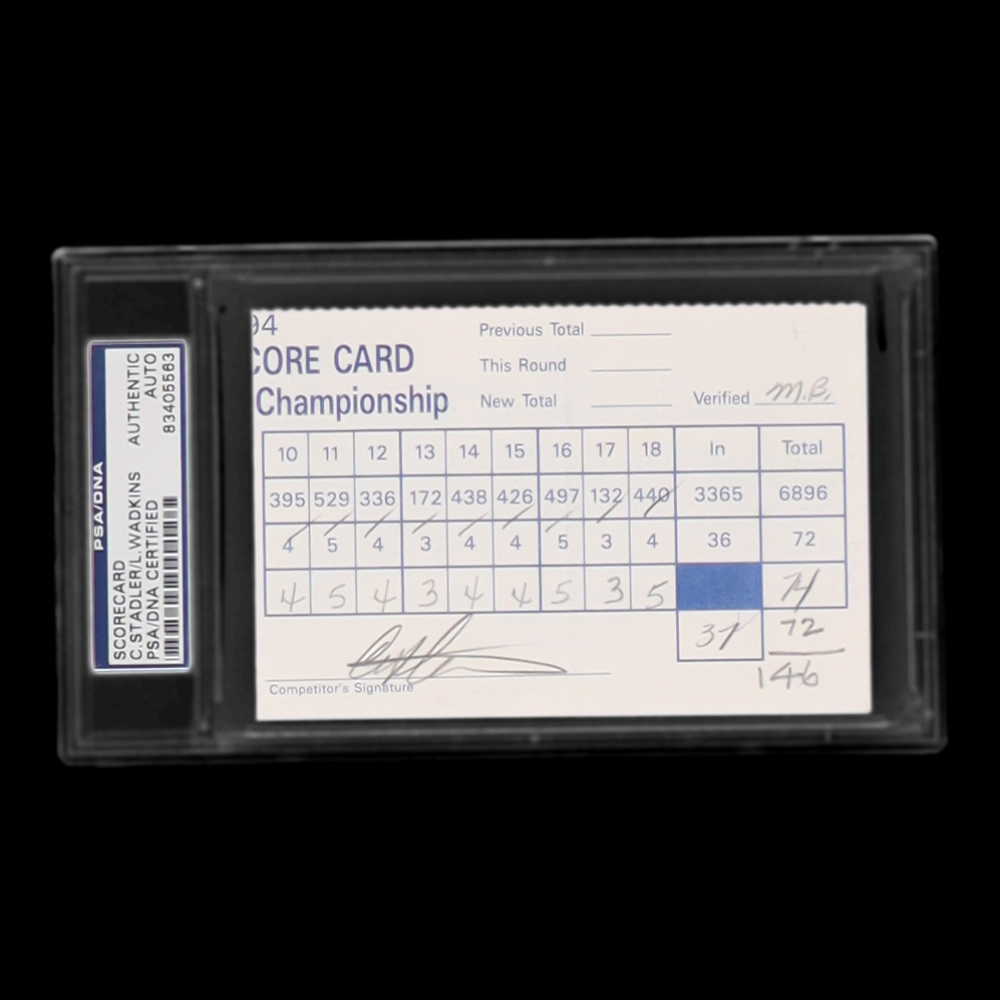 Craig Stadler & Lanny Wadkins Signed 1994 The Players Championship ...