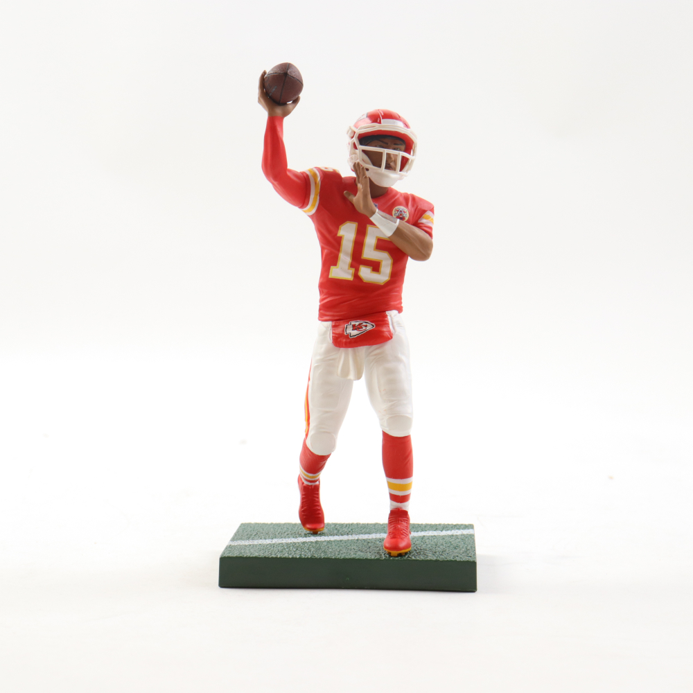 Patrick Mahomes II Chiefs Painted Statue with Base | Pristine Auction