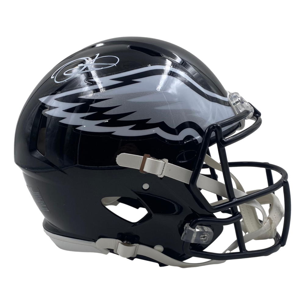 Jalen Hurts Signed Eagles Full-Size Authentic On-Field Speed Helmet ...