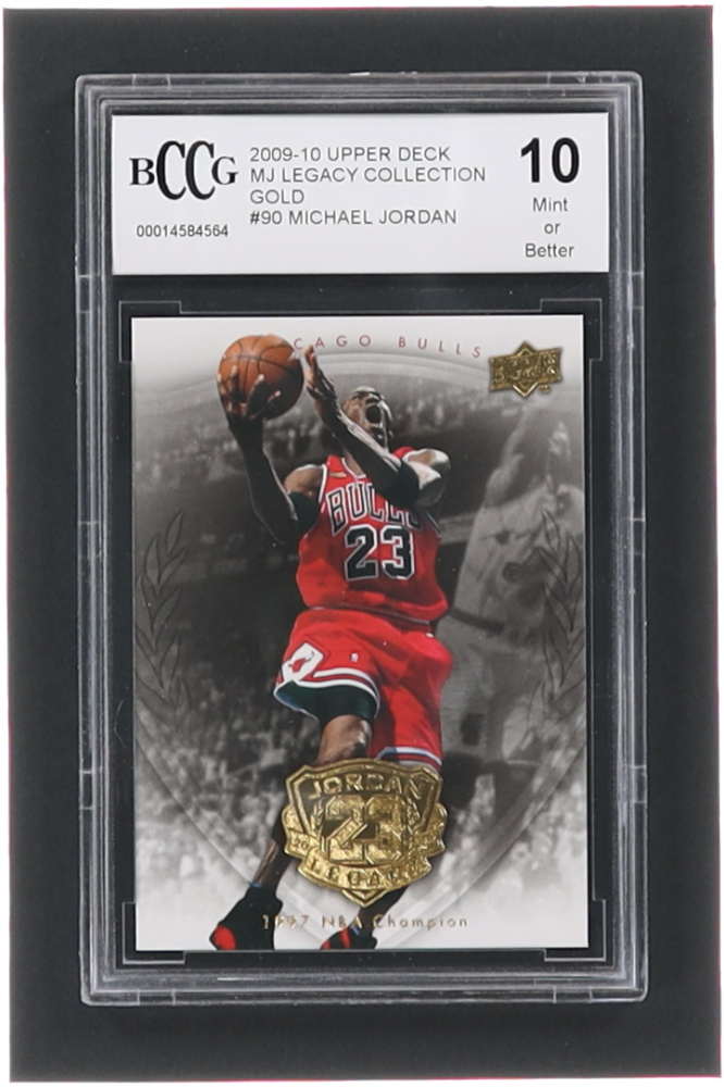 Michael Jordan 2009-10 Upper Deck Michael Jordan Legacy Collection Gold ...