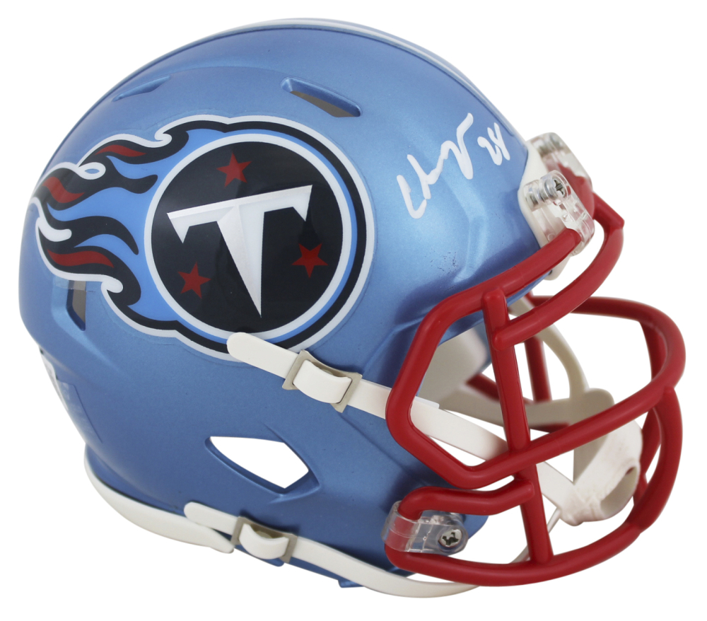 Chris Johnson Signed Titans Flash Alternate Speed Mini Helmet (Beckett ...