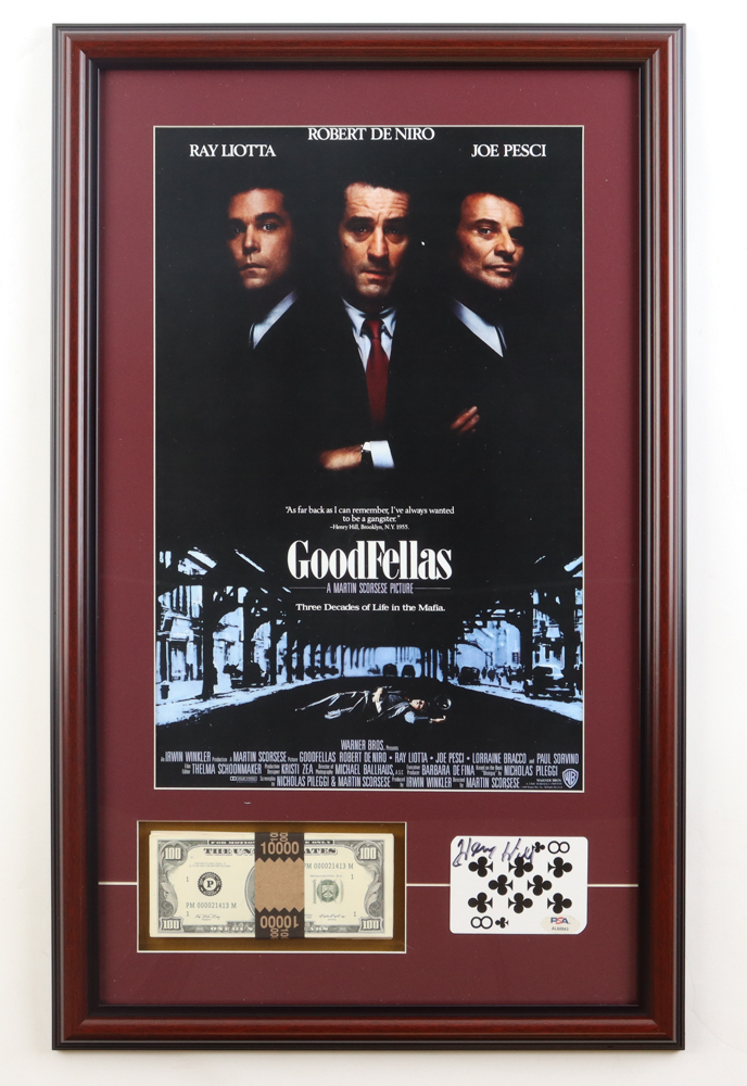Henry Hill Signed "Goodfellas" Custom Framed Card Display with Prop ...