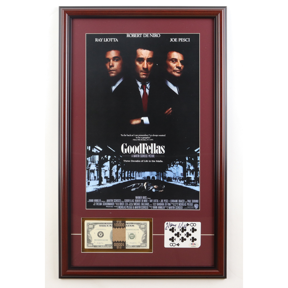 Henry Hill Signed "Goodfellas" Custom Framed Card Display with Prop ...