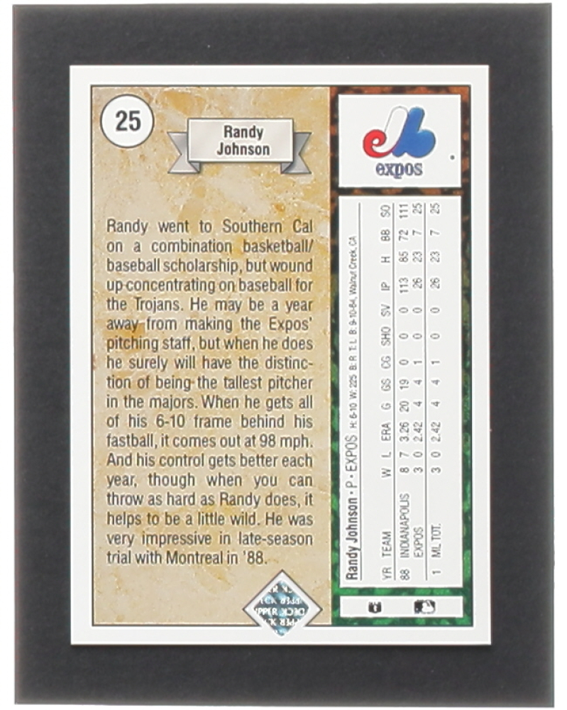 Randy Johnson 1989 Upper Deck #25 RC | Pristine Auction