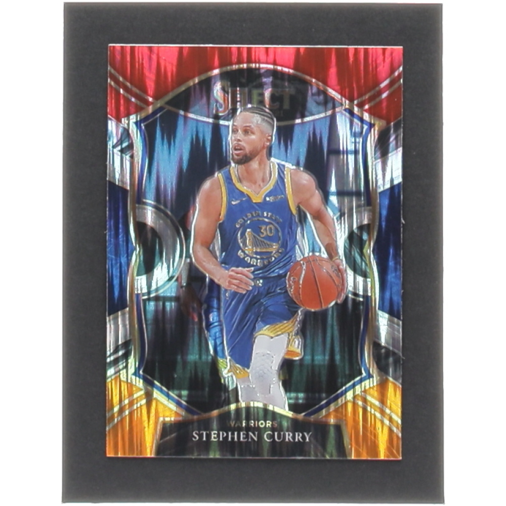 Stephen Curry 2020-21 Select Prizms Tri-Color #57 | Pristine Auction