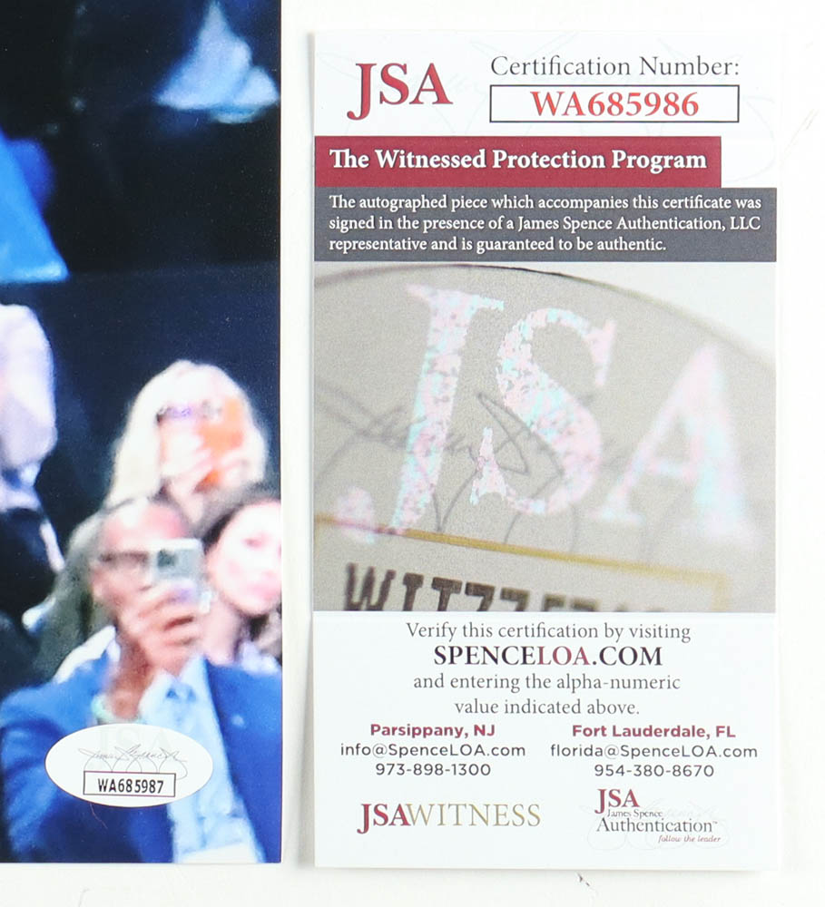 Jericho Sims Signed Knicks 8x10 Photo (JSA) | Pristine Auction