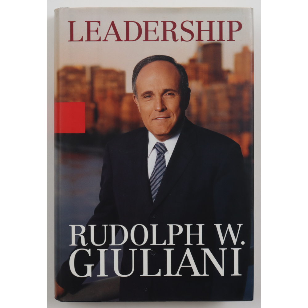 Rudy Giuliani Signed "Leadership" Book (PSA) | Pristine Auction