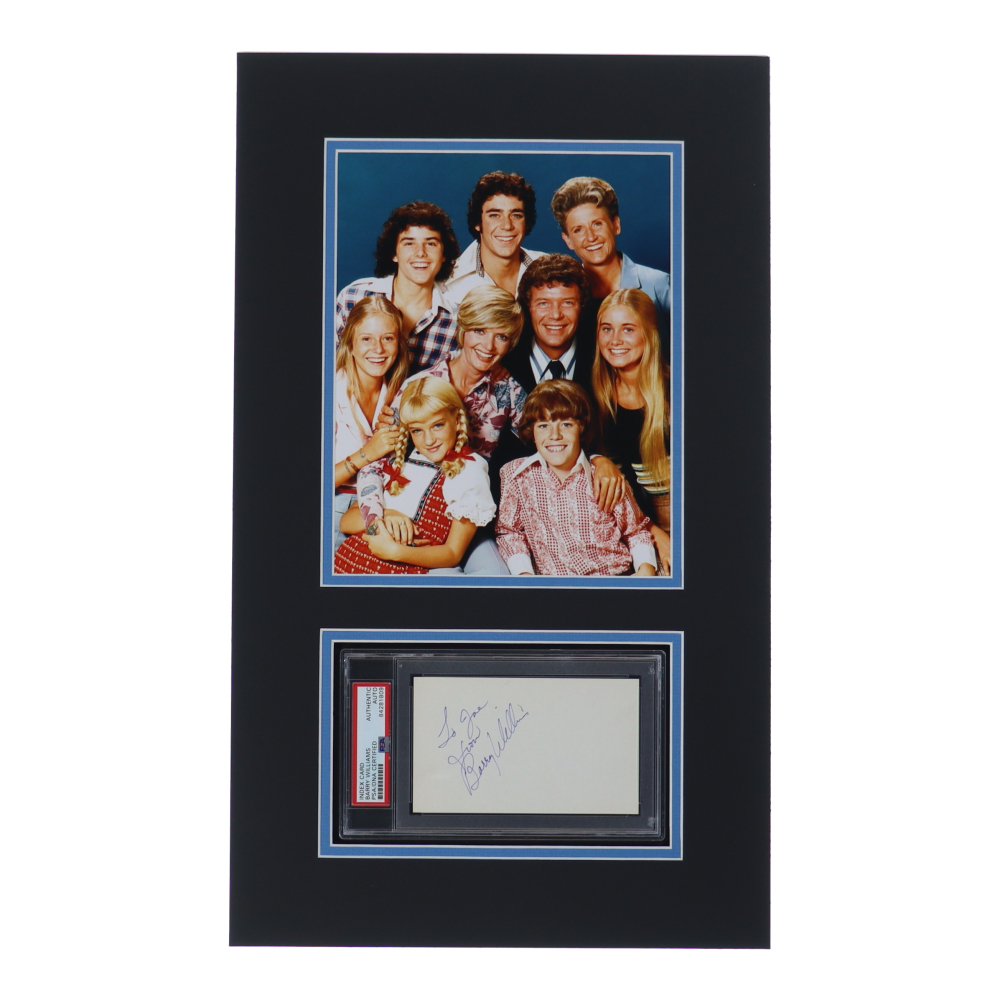 Barry Williams Signed "The Brady Bunch" 12x20 Custom Matted Cut Display ...
