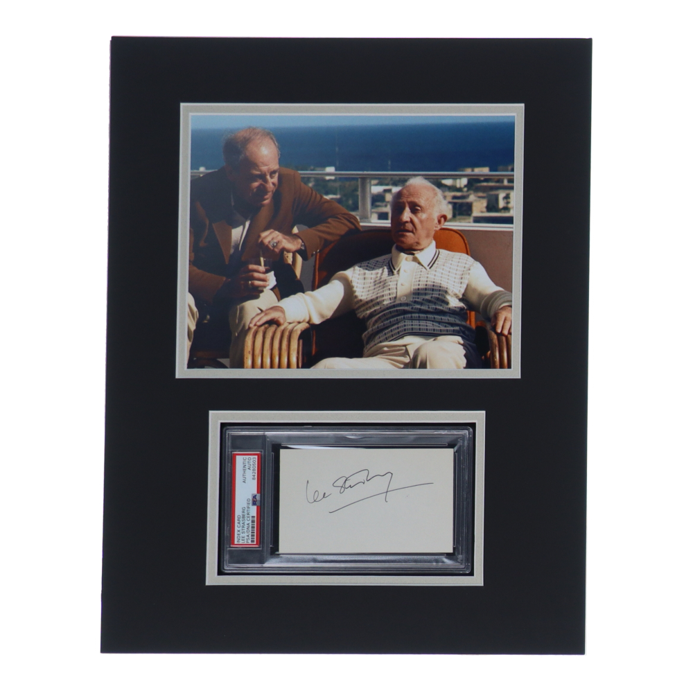 Lee Strasberg Signed "The Godfather Part II" 14x18 Custom Matted Cut ...