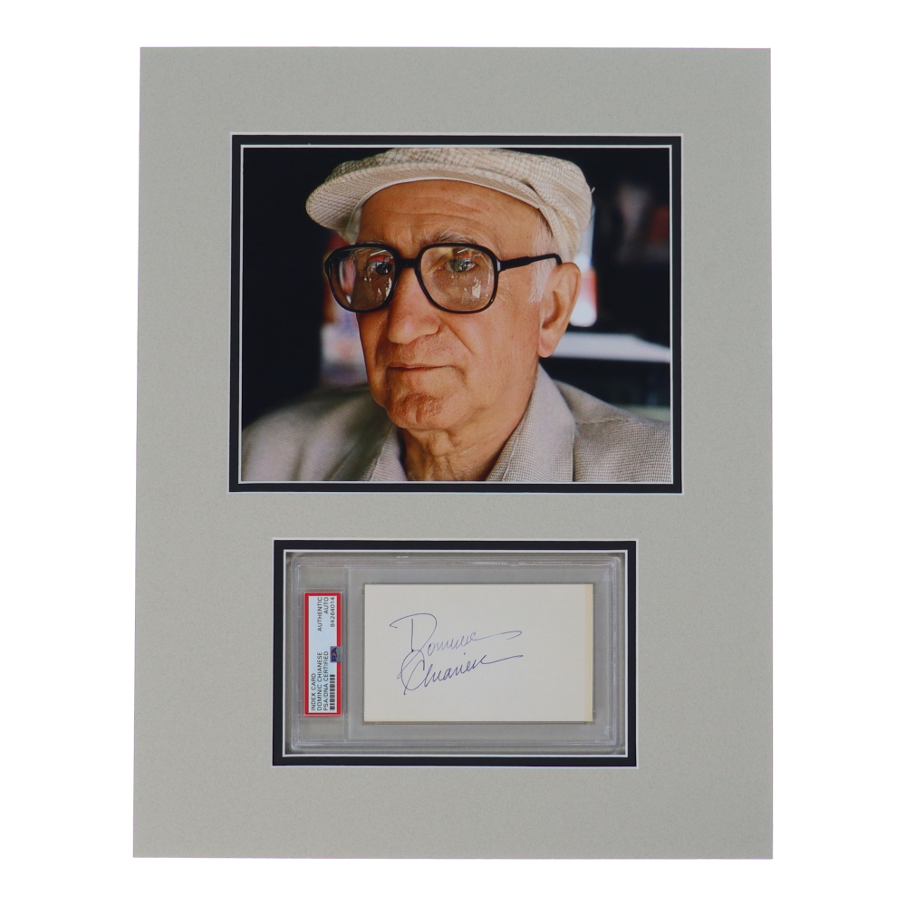 Dominic Chianese Signed "The Sopranos" 14x18 Custom Matted Cut Display ...