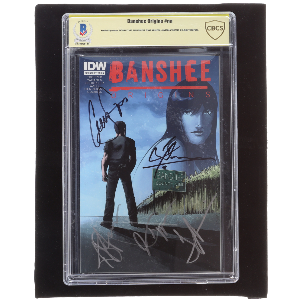 "Banshees Origins" Comic Book Signed by (5) with Antony Starr, Geno ...