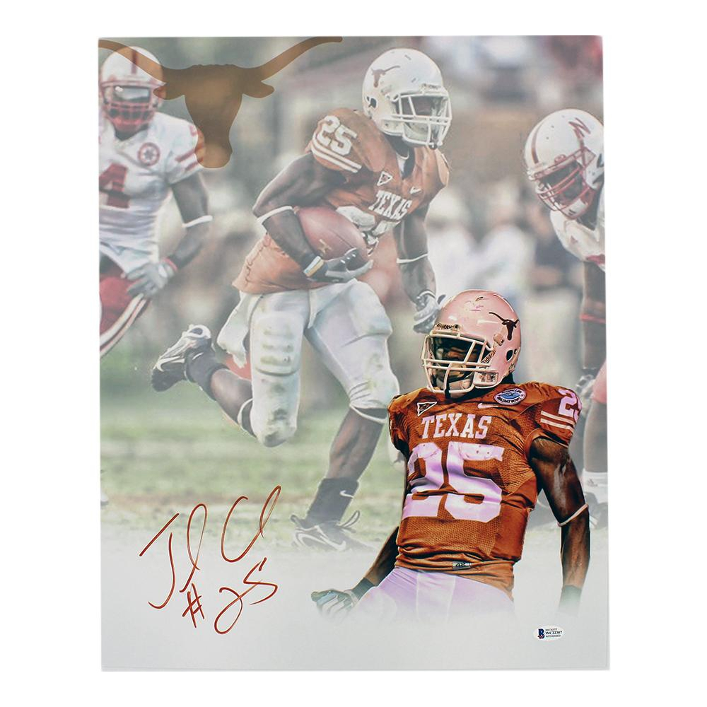 Jamaal Charles Signed Texas Longhorns 16x20 Photo (Beckett) | Pristine ...