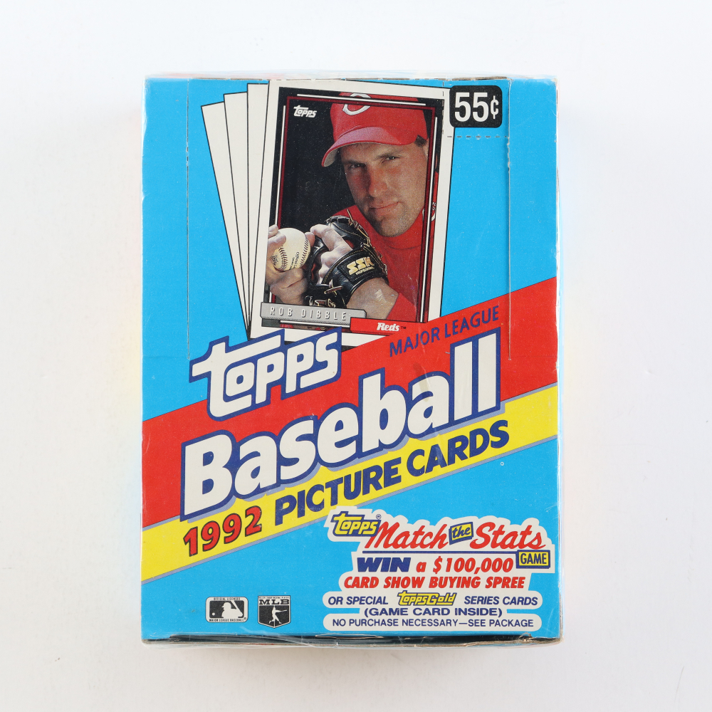 1992 Topps Baseball Wax Box with (36) Packs | Pristine Auction