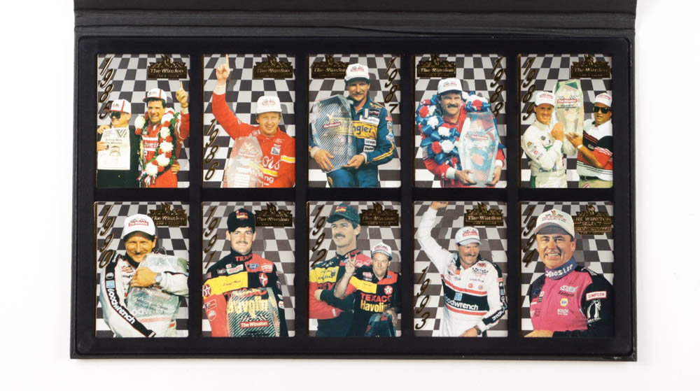 1994 Action Packed "The Winston Select" 24KT Gold Collection (10) Cards ...