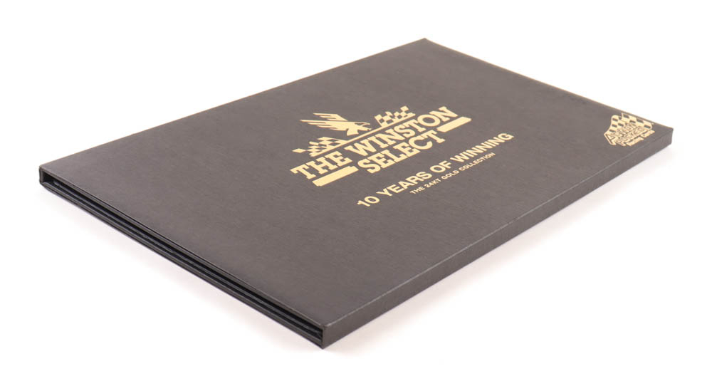 1994 Action Packed "The Winston Select" 24KT Gold Collection (10) Cards ...