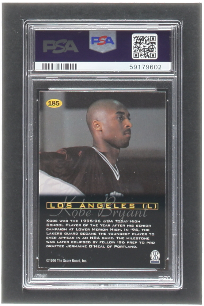 Kobe Bryant 1996-97 Score Board All Sport PPF #185 (PSA 8) | Pristine ...
