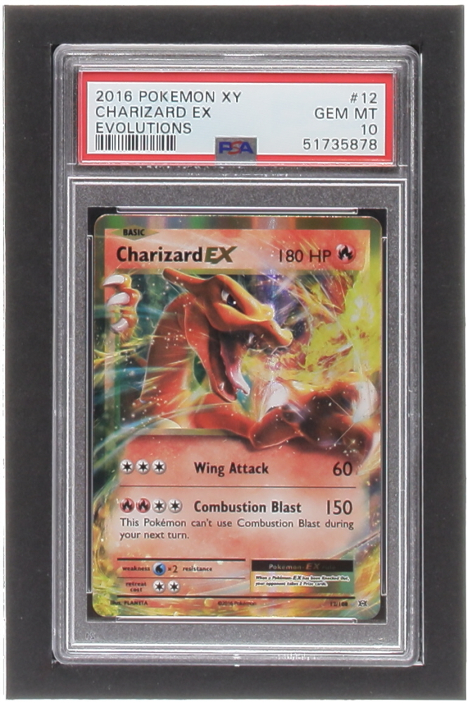 Charizard EX 2016 Pokemon Evolutions #12 (PSA 10) | Pristine Auction