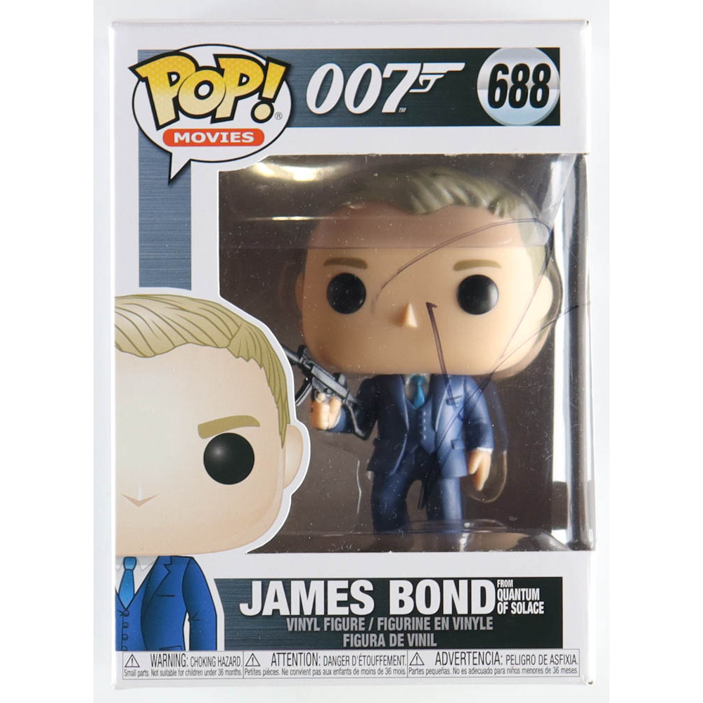 Daniel Craig Signed "007" #729 James Bond Pop! Vinyl Figure (JSA) | Pristine Auction