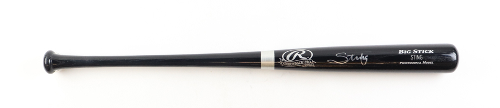 Steve "Sting" Borden Signed Rawlings Pro Baseball Bat (JSA) | Pristine ...
