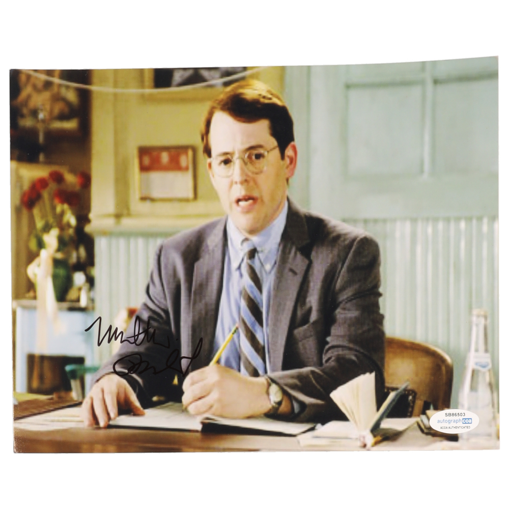 Matthew Broderick Signed "The Producers" 8x10 Photo (ACOA) | Pristine ...