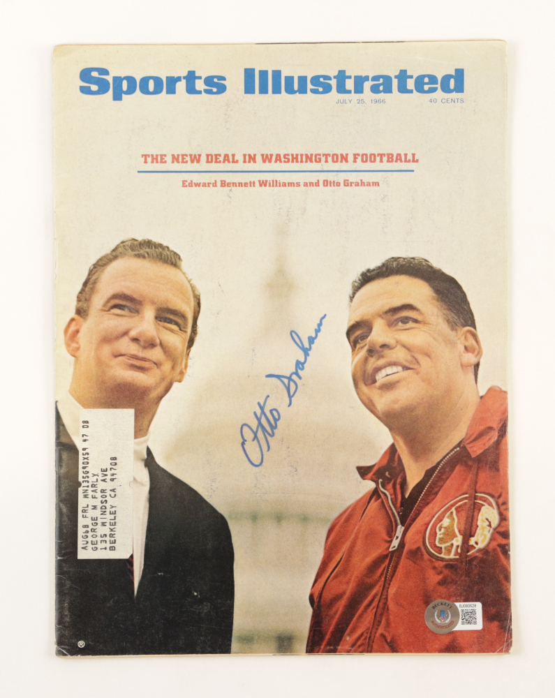 Otto Graham Signed 1966 "Sports Illustrated" Magazine (Beckett) | Pristine Auction
