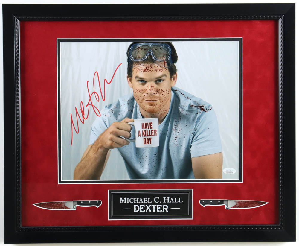 Michael C. Hall Signed "Dexter" Custom Framed Photo Display (JSA ...