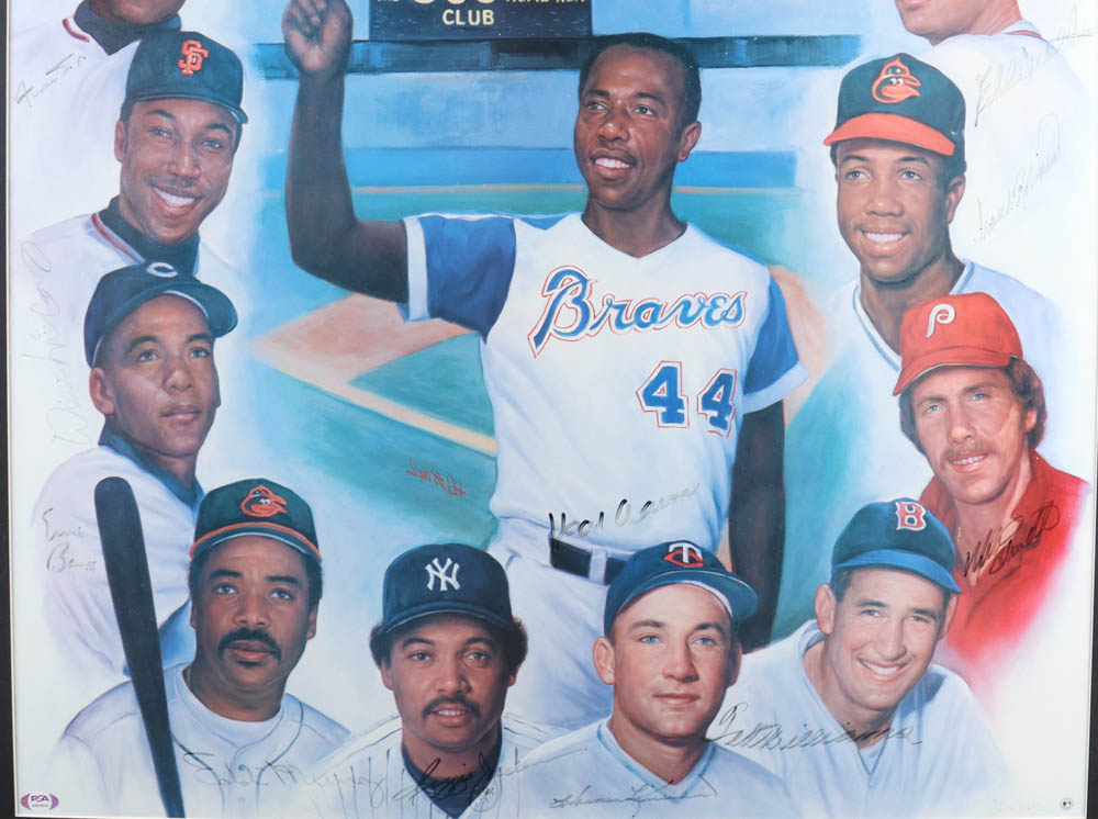 500 Home Run Club Custom Framed Print Display Signed by (11) with Ted ...